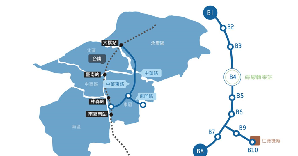 Dark Green Line approved as Tainan monorail network takes shape | Metro ...