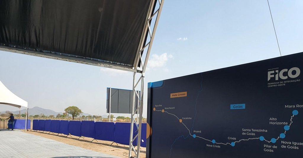 President Bolsonaro launches FICO construction | News | Railway Gazette ...