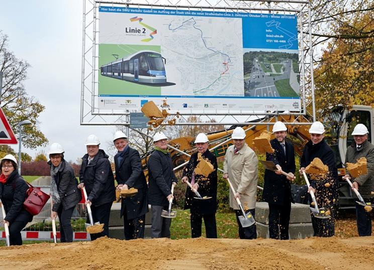 Ulm breaks ground on second tram route | News | Railway Gazette ...