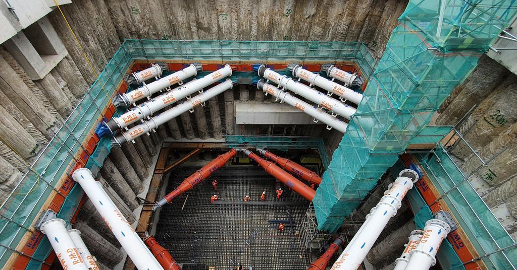 Innovative approach to excavation propping at London Euston | Rail ...