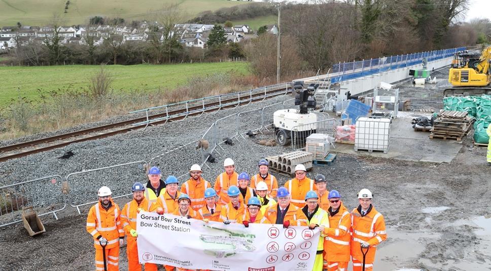 Work underway on Bow Street station | Rail Business UK | Railway ...