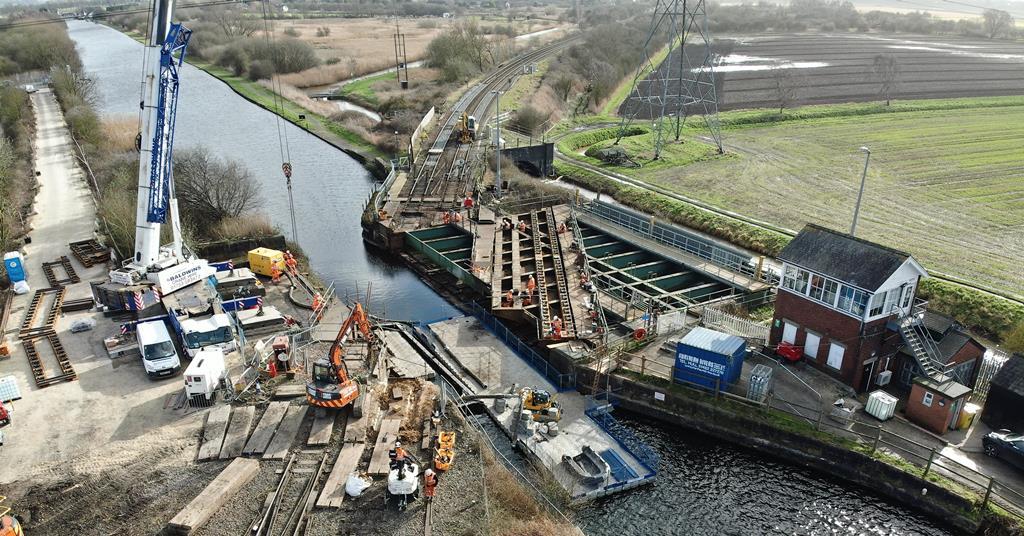 Renewals at Network Rail’s only sliding bridge | Rail Business UK ...