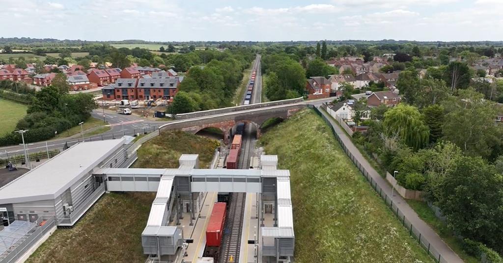 Double first as freight train runs to Northampton terminal via East ...