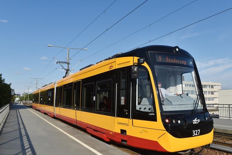 Karlsruhe welcomes new light rail vehicle | News | Railway Gazette ...