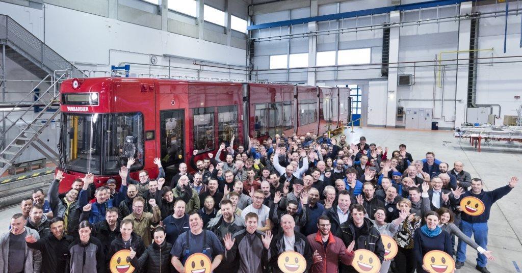 First Innsbruck Regionalbahn LRV rolled out | News | Railway Gazette ...