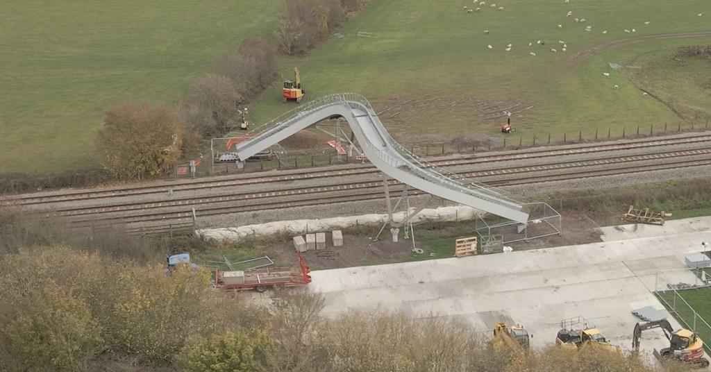 FLOW footbridge aims to offer low-cost way to close foot crossings ...