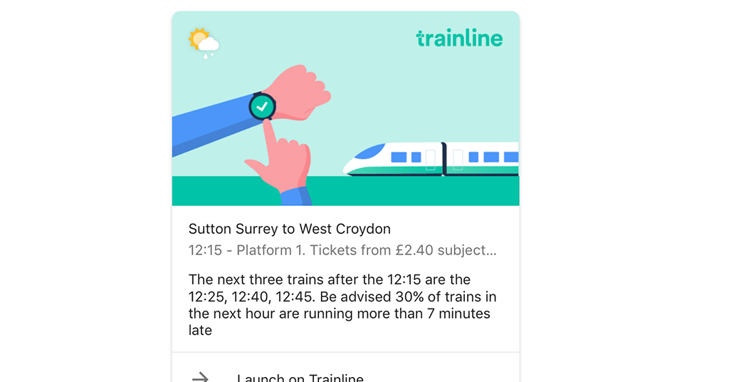 Trainline launches Google Assistant app | News | Railway Gazette ...