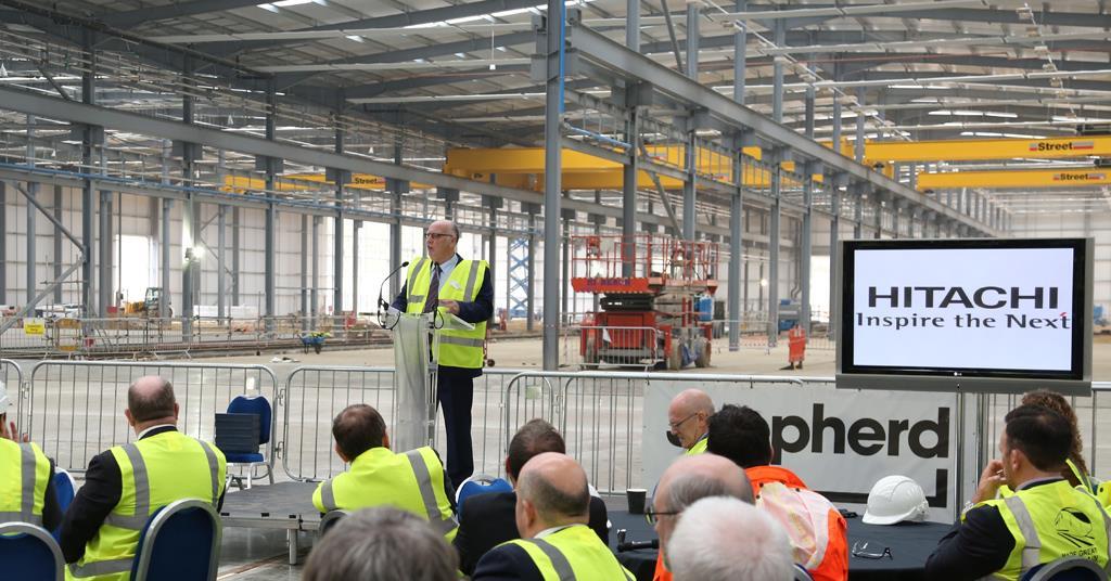 Hitachi Rail Europe tops out Newton Aycliffe factory | News | Railway ...