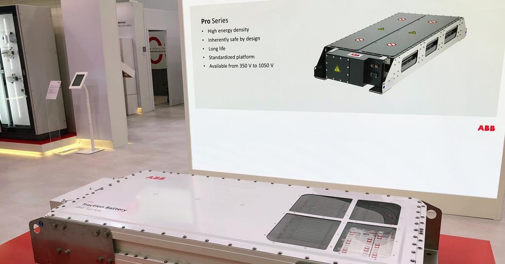 ABB launches Pro Series traction battery range | News | Railway Gazette ...