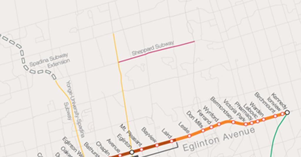 C$9·1bn Eglinton Crosstown light rail contract signed | News | Railway ...