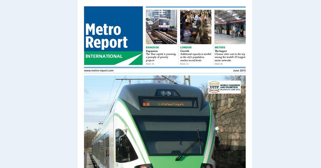 Feature articles in the June 2015 issue of Metro Report International ...