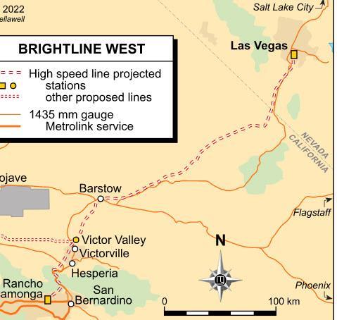 Ceremony launches Brightline West’s high speed link to Las Vegas | News ...