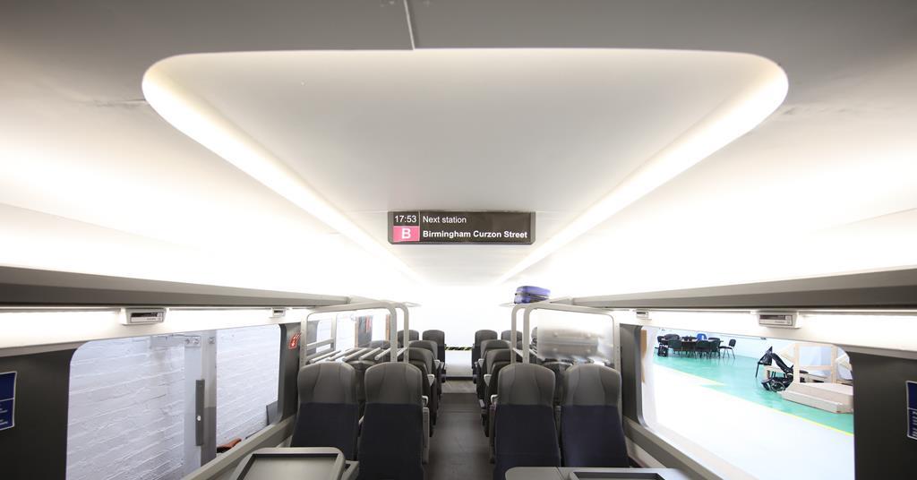 High Speed 2 train interiors designed for accessibility, comfort and ...