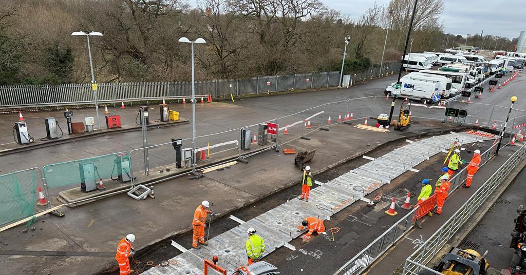 Very Light Rail ultra-thin tram track installed for load testing ...