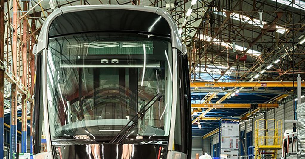 First Caen tram unveiled | News | Railway Gazette International