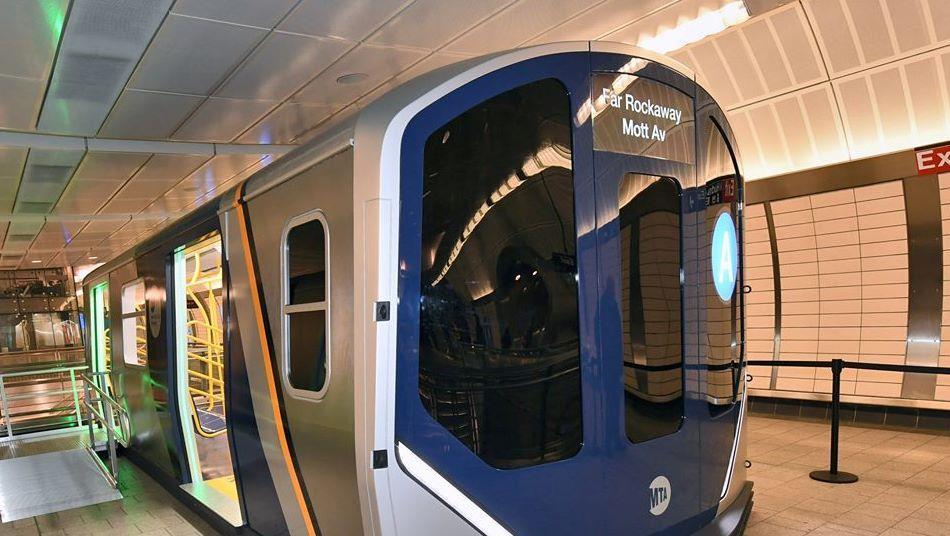 Next-generation New York Subway car mock-up on display | Metro Report ...