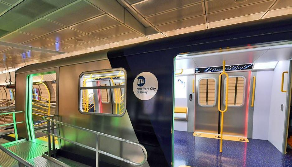 Next-generation New York Subway car mock-up on display | Metro Report ...