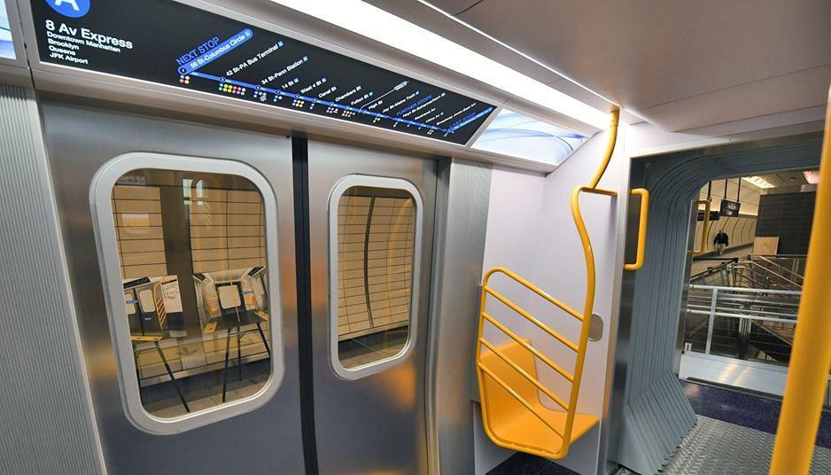 Next-generation New York Subway car mock-up on display | Metro Report ...