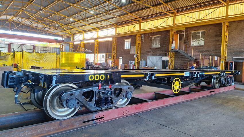 Production of Lobito Atlantic Railway container wagons begins | News | Railway Gazette International