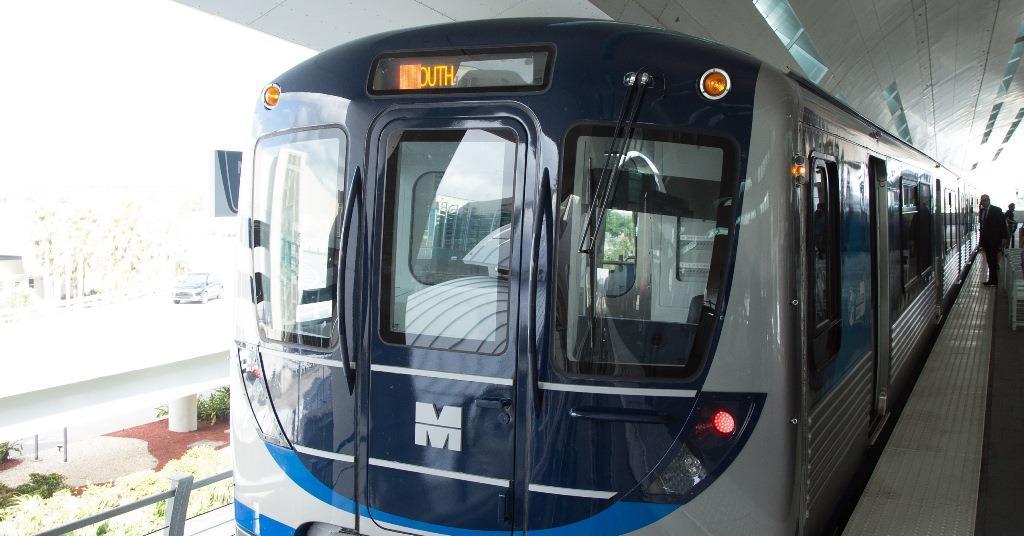 Hitachi Rail Italy metro train enters service in Miami | Metro Report ...