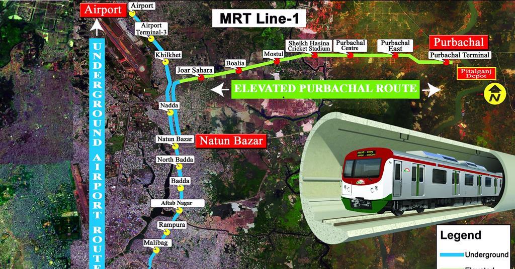 Work starts on Dhaka’s second metro line | Metro Report International | Railway Gazette ...