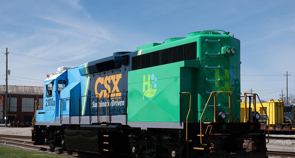 CSX rolls out hydrogen fuel cell locomotive | News | Railway Gazette International