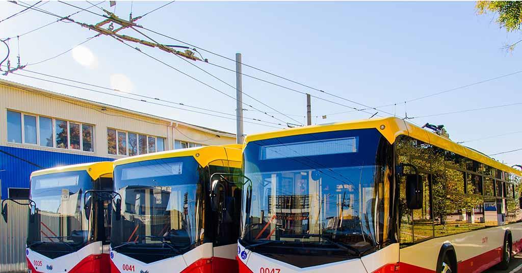 Odesa takes delivery of trolleybuses | News | Railway Gazette International