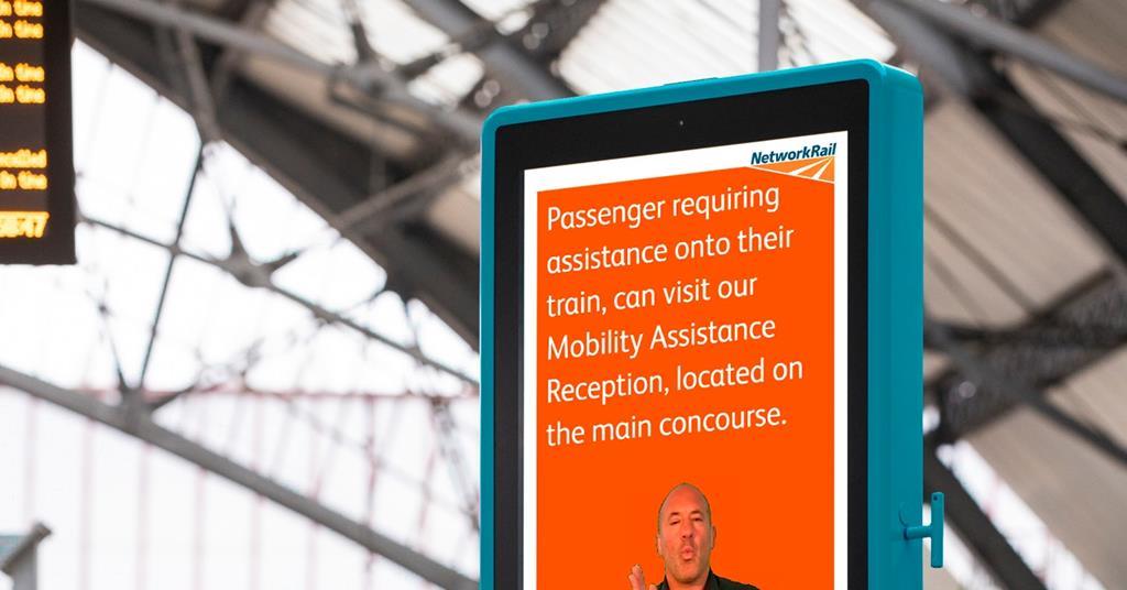Passenger information displays incorporate sign language interpretation ...