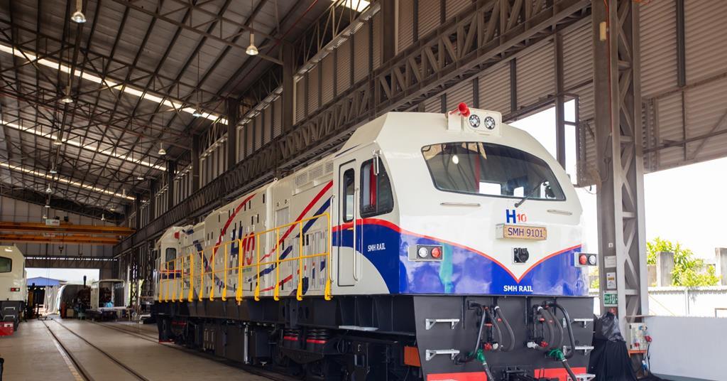 Malaysian-built locomotive for the African freight market unveiled ...
