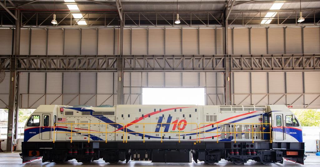 Malaysian-built locomotive for the African freight market unveiled ...