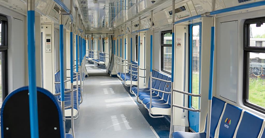 Baku metro train arrives | Metro Report International | Railway Gazette ...