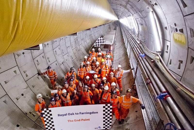 First Crossrail tunnel completed | News | Railway Gazette International