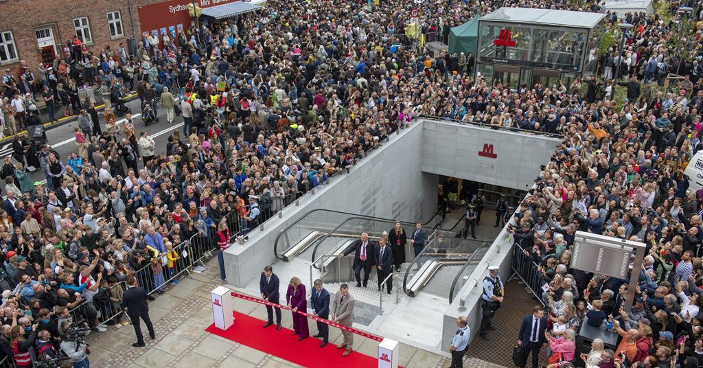 King inaugurates København M4 extension | Metro Report International ...