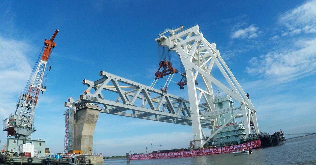 Padma rail and road bridge inaugurated | News | Railway Gazette ...