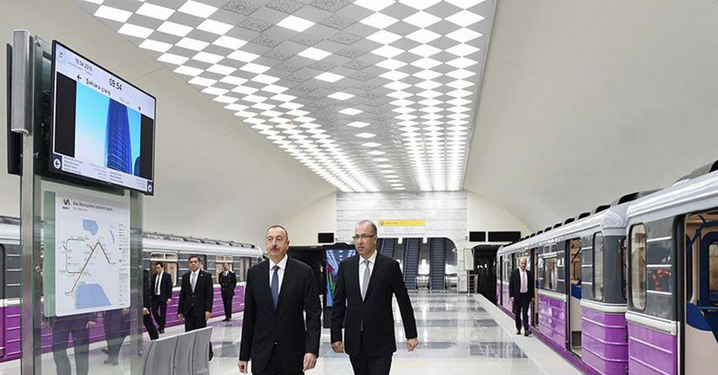 Baku inaugurates third metro line | News | Railway Gazette International