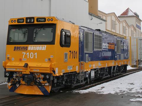 Freight loco sets off for Australia | News | Railway Gazette International