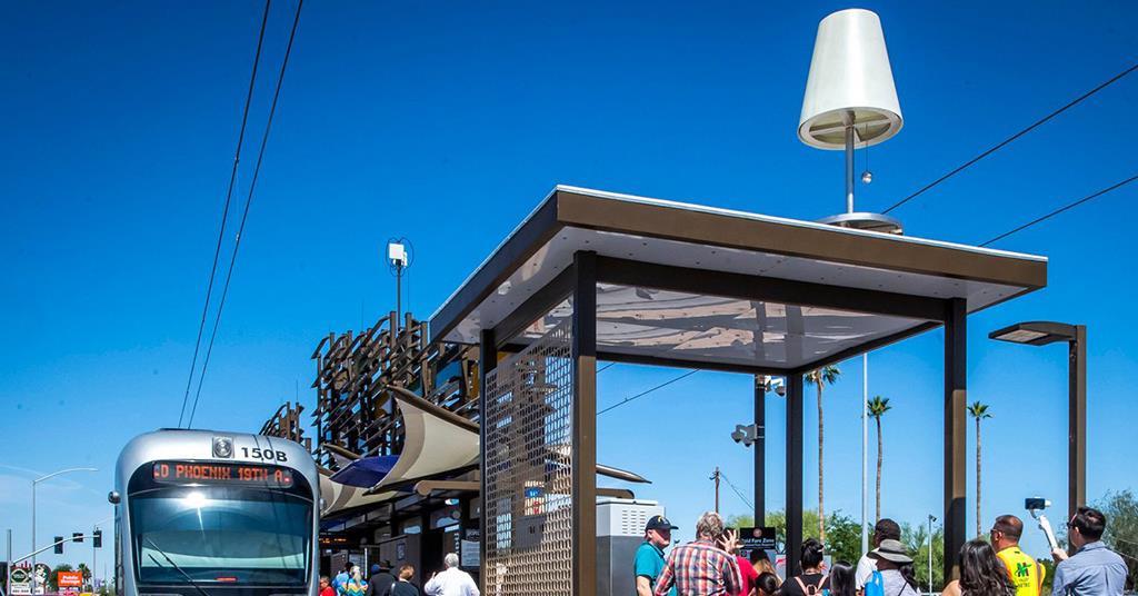 Mesa extension includes USA’s second light rail roundabout intersection ...