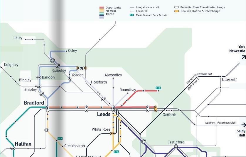 Mass transit network proposed for West Yorkshire | Rail Business UK ...