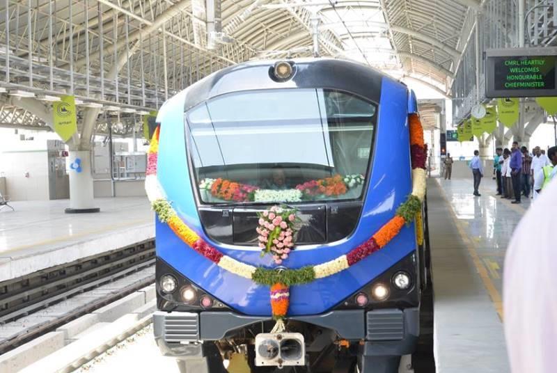 Chennai metro opens | News | Railway Gazette International