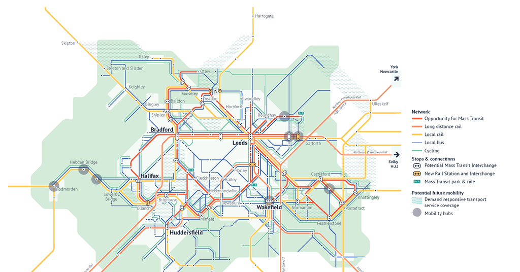 Mass transit network proposed for West Yorkshire | Rail Business UK ... Mass transit network proposed for West Yorkshire | Rail Business UK ...