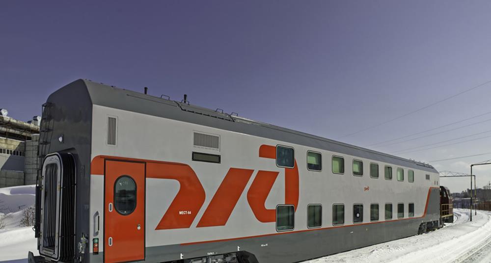 RZD's double-deck sleeping cars enter service | News | Railway Gazette ...