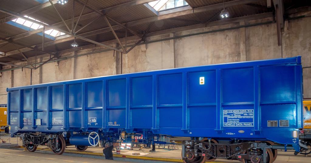 JNA-X box wagon prototype for GB Railfreight rolled out | Rail Business ...