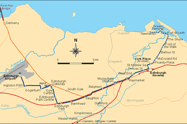 Edinburgh - city map | Country profile | Railway Gazette International