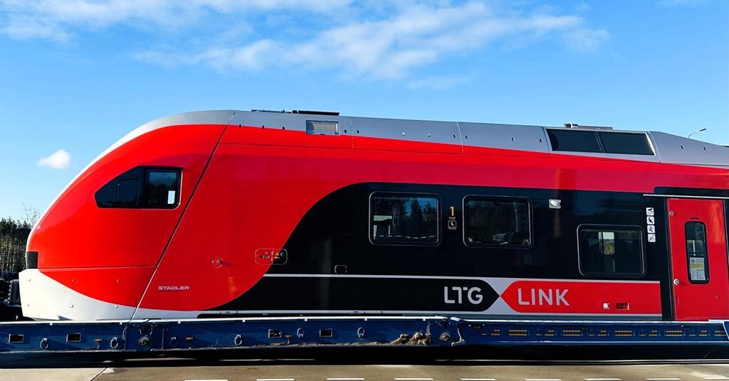 Lithuania’s first Flirt electric train delivered to LTG Link | News ...