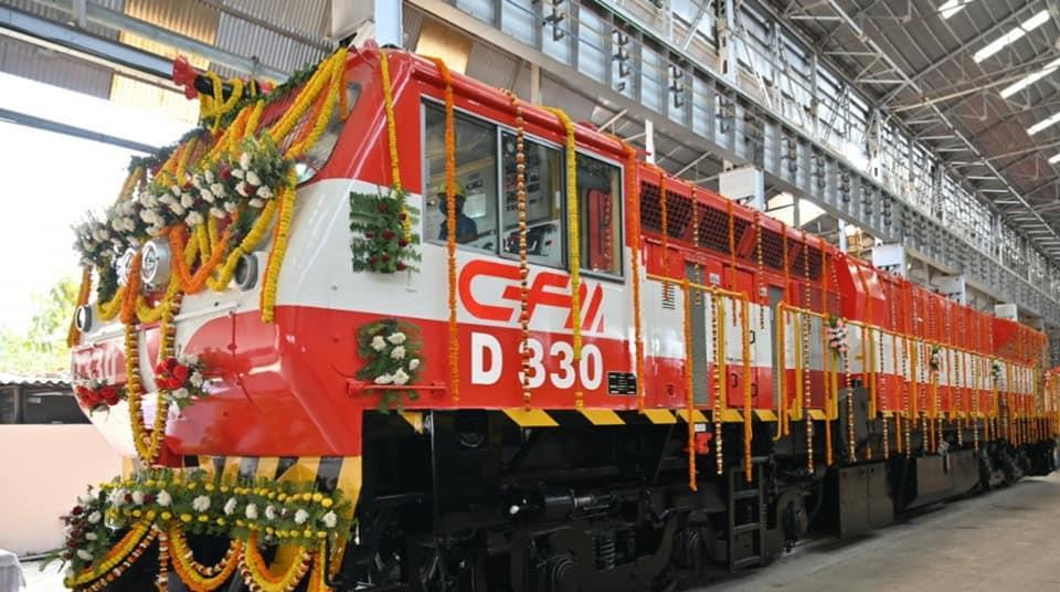 Indian designed and built locomotives for Mozambique | News | Railway ...