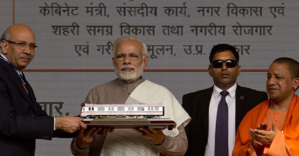 Modi inaugurates Delhi orbital metro line | News | Railway Gazette ...