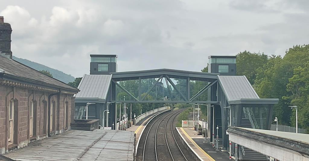 First covered version of Network Rail’s Beacon footbridge installed ...