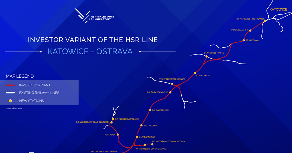 Katowice – Ostrava high speed line alignment selected | News | Railway ...