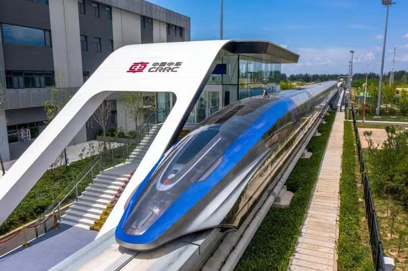 CRRC rolls out completed 600 km/h maglev trainset | News | Railway ...