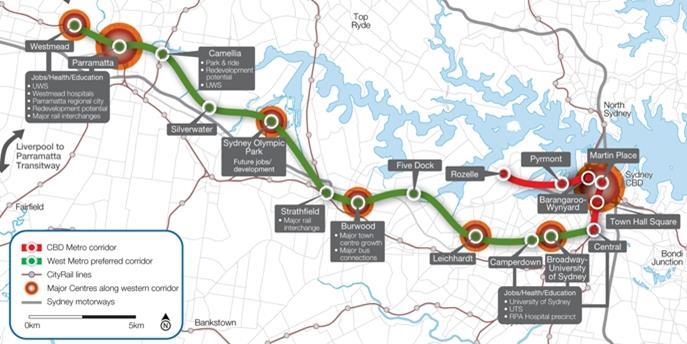 Sydney West Metro route announced | News | Railway Gazette International